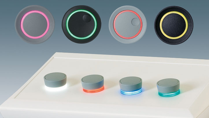 Tuning knobs with LED illumination | OKW